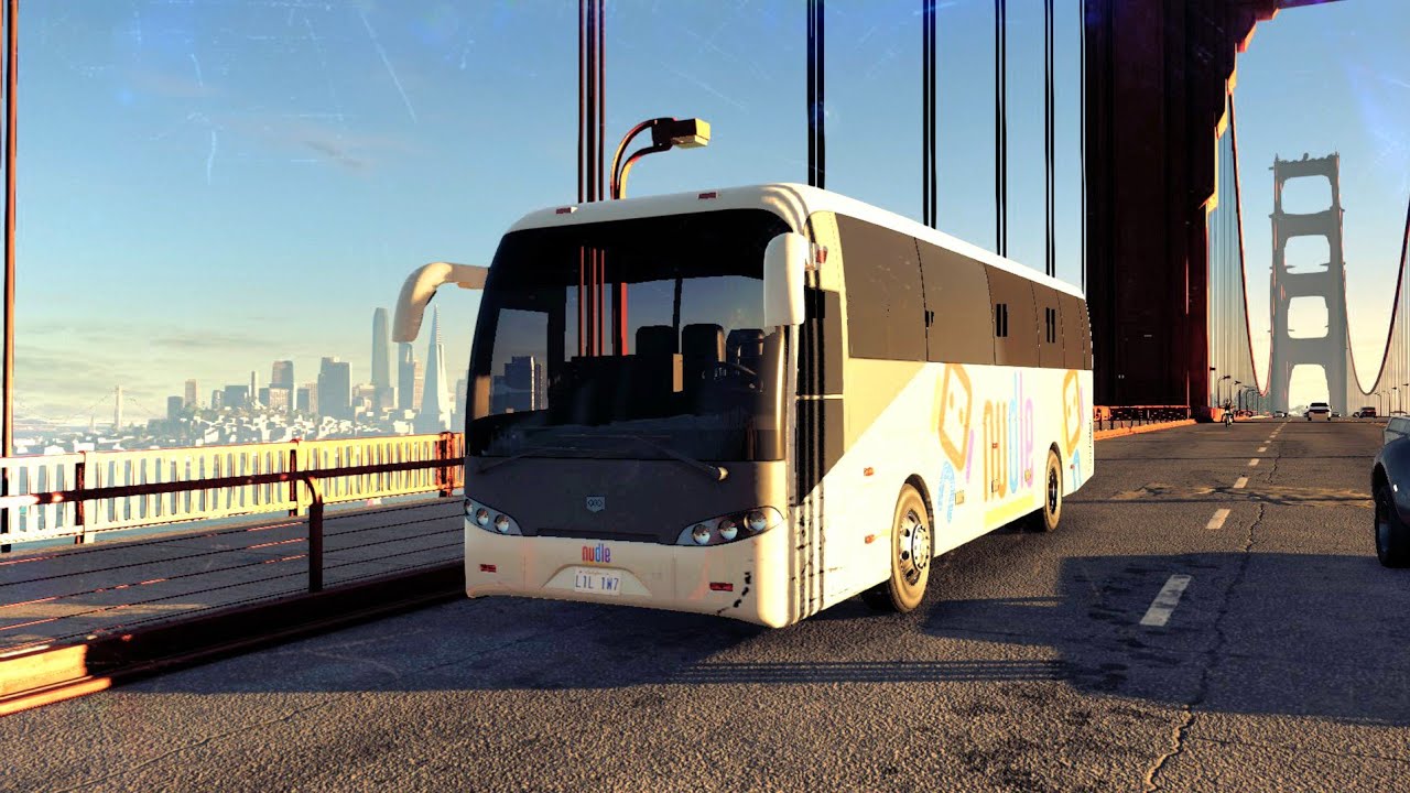 Watch Dogs 2 | Coach Bus Ride | San Francisco Bay and Golden Gate ...
