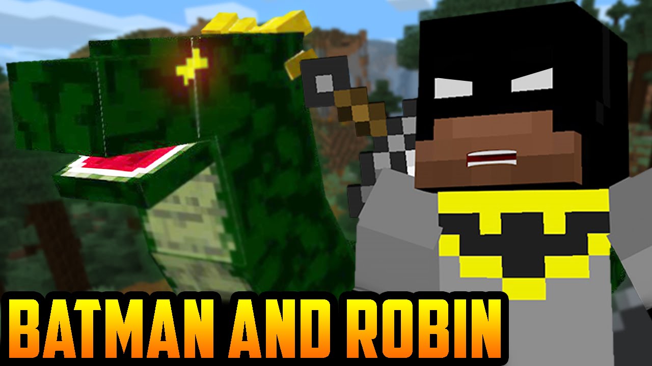 Minecraft: Batman and Robin Time Travel To a Monster Filled Land! - YouTube