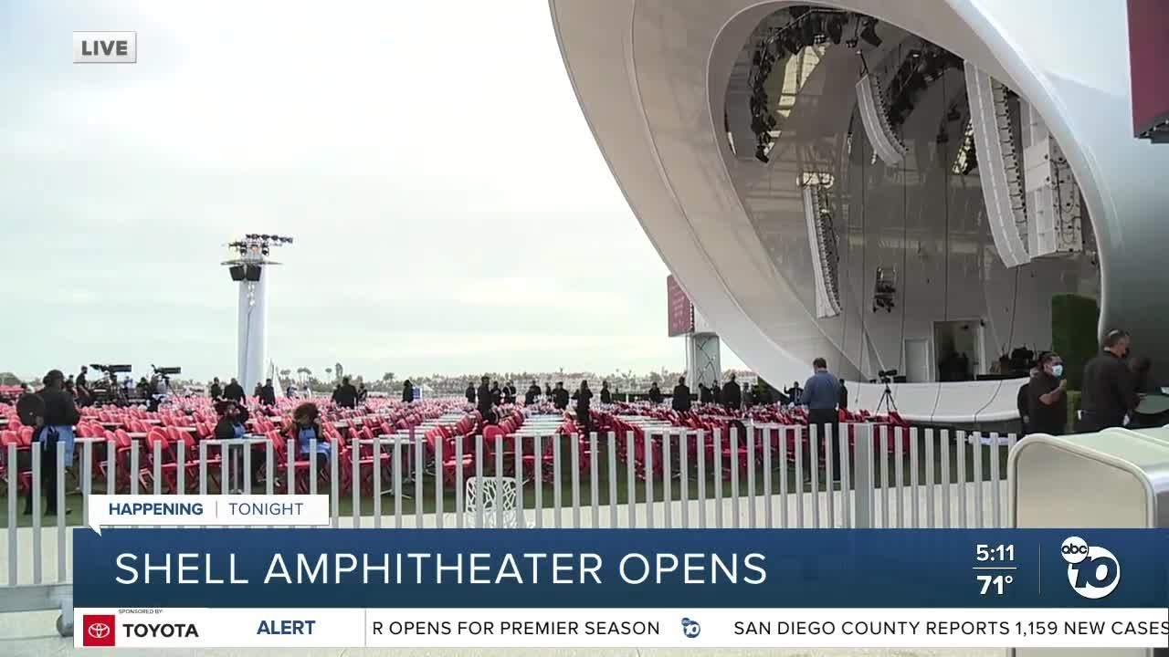 Rady Shell Amphitheater opens - YouTube