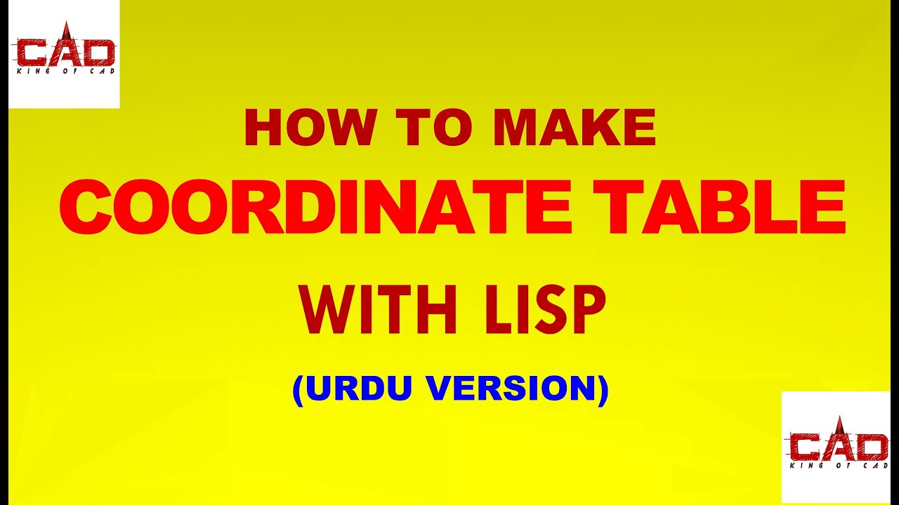 HOW TO MAKE COORDINATE TABLE WITH LISP IN AUTOCAD URDU HINDI YouTube how-to-make-coordinate-table-with-lisp-in-autocad-urdu-hindi-youtube