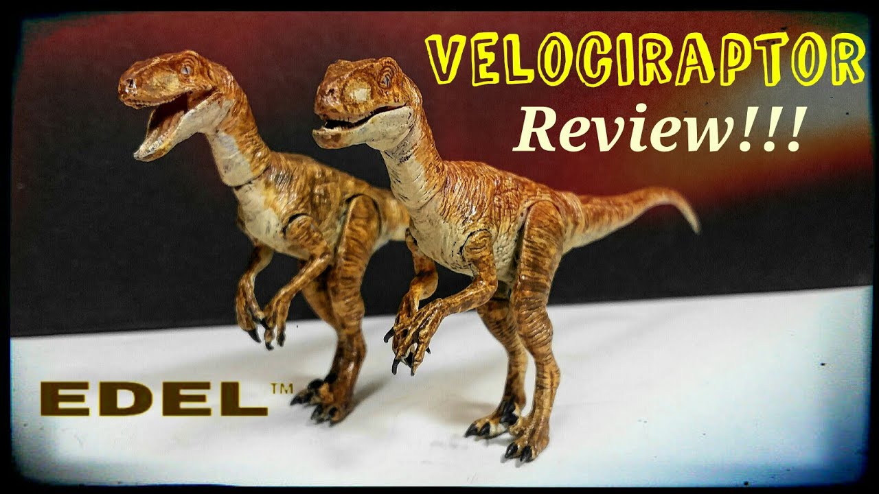 Edel Collectibles 1:35 Velociraptors Review!!! Jurassic Park Style ...