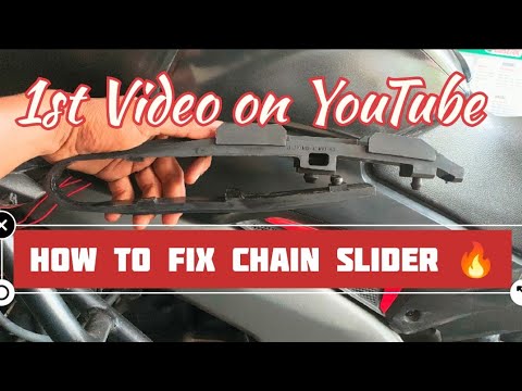 Dominar 400 Chain Slider installation without removing swingarm//1st ...