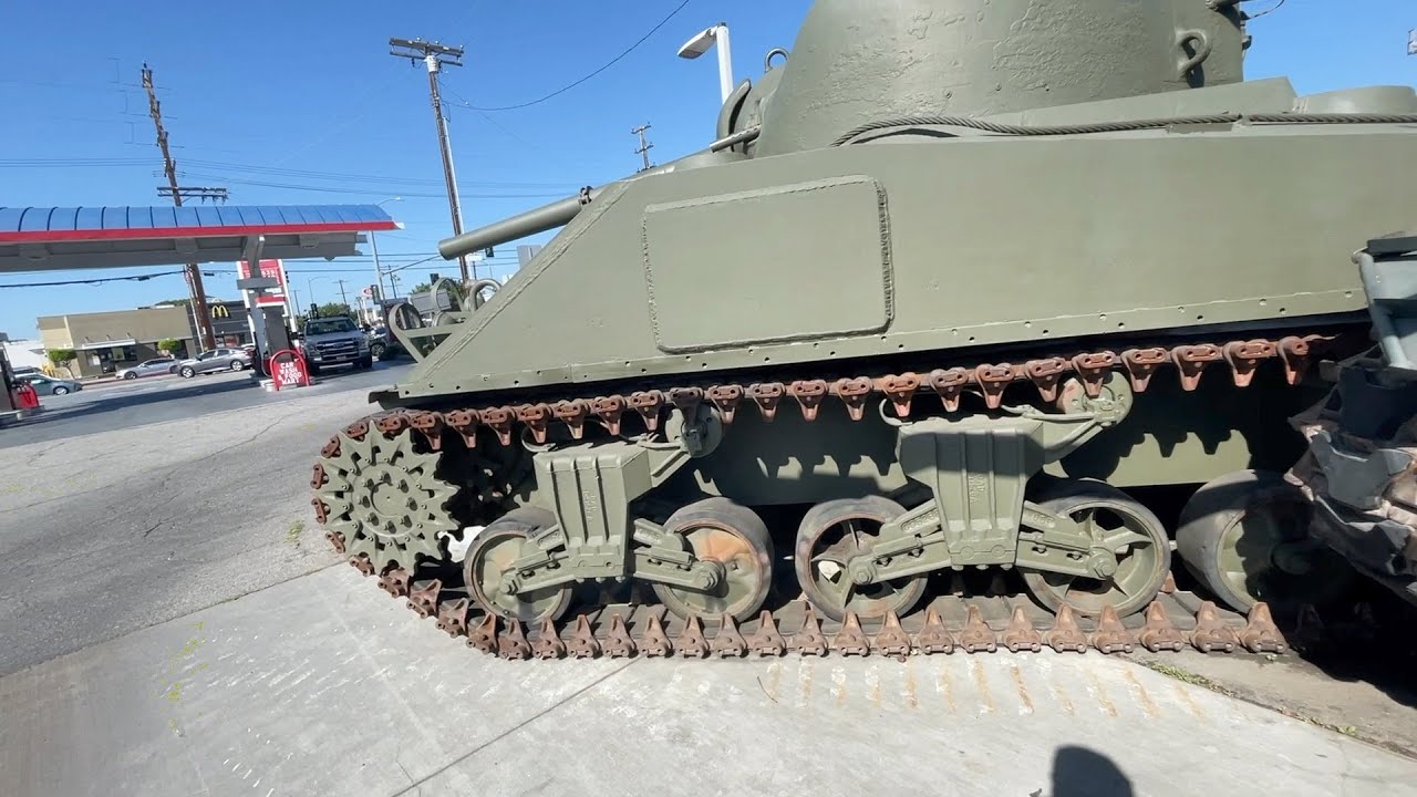 Tanks Parked at LA Gas Station - YouTube