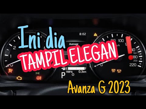 Display Tengah SpeedoMeter Avanza G MT 2023 (Toyota) #toyota #avanza ...