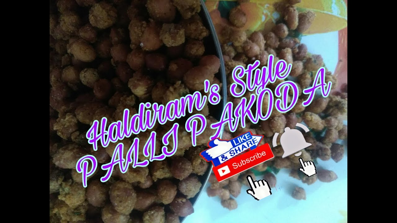 PALLI PAKODA(Haldiram's style palli pakoda ela chasi chudandi)🙏👌😋😜 ...