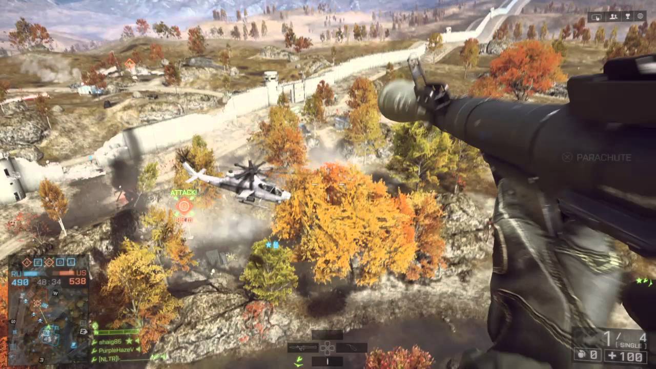 BF4 - NLTR - Epic apache takedown - YouTube