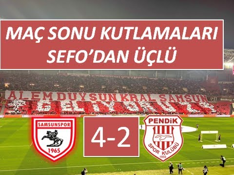 SAMSUNSPOR 4-2 PENDİKSPOR MAÇ SONU TARAFTARDAN MUHTEŞEM KUTLAMA @Sefo362 Ve YÜKSEL BAŞKANDAN ÜÇLÜ