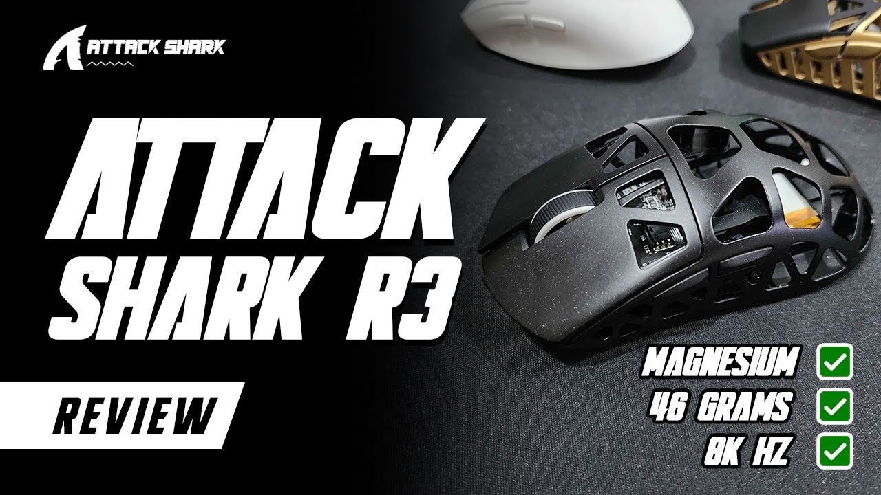 Budget Magnesium Mouse Attack Shark R3 Review [Eng Subs] (Tagalog ...