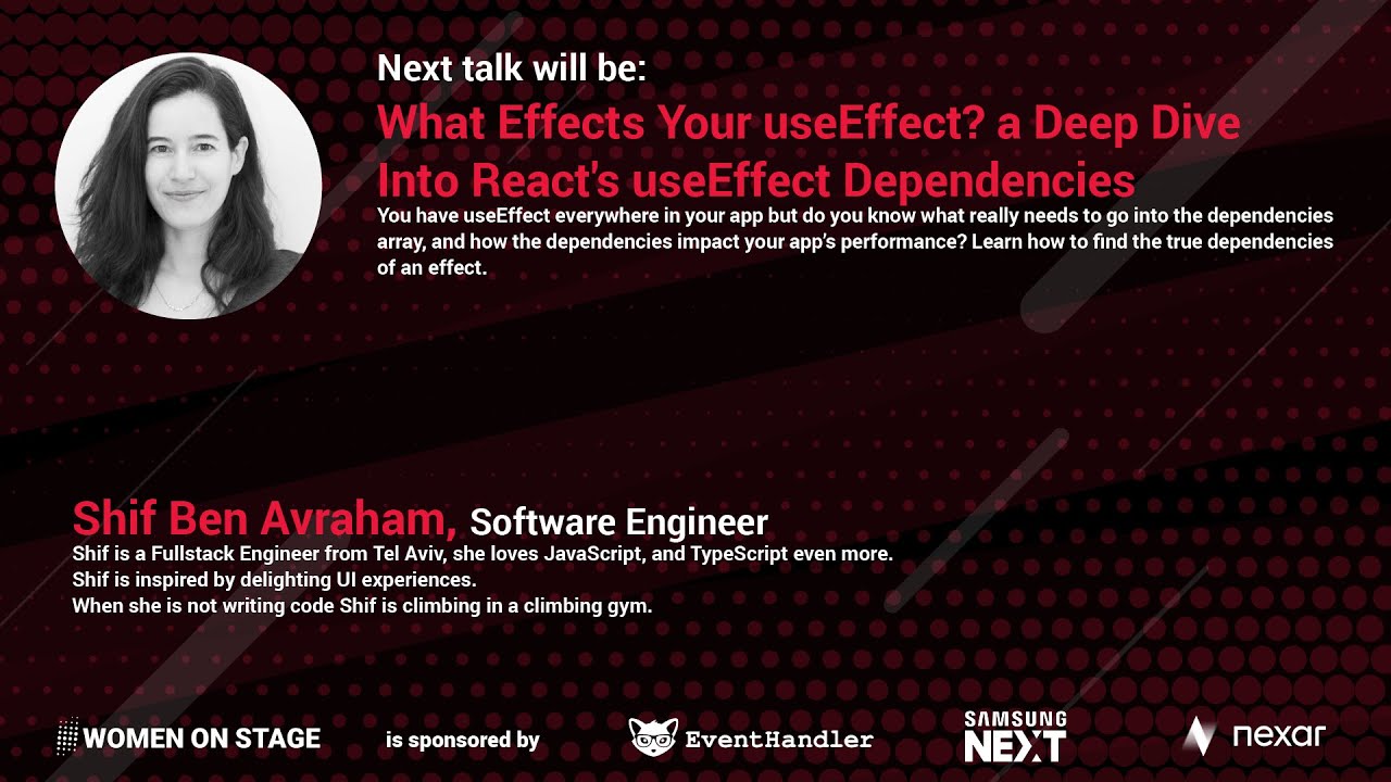 Shif Ben Avraham - What Effects Your useEffect? a Deep Dive Into React's useEffect Dependencies ...