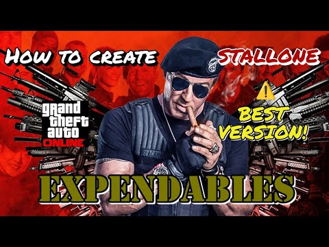 CREATE STALLONE FROM THE EXPENDABLES in GTA 5 ONLINE! (Best version ...
