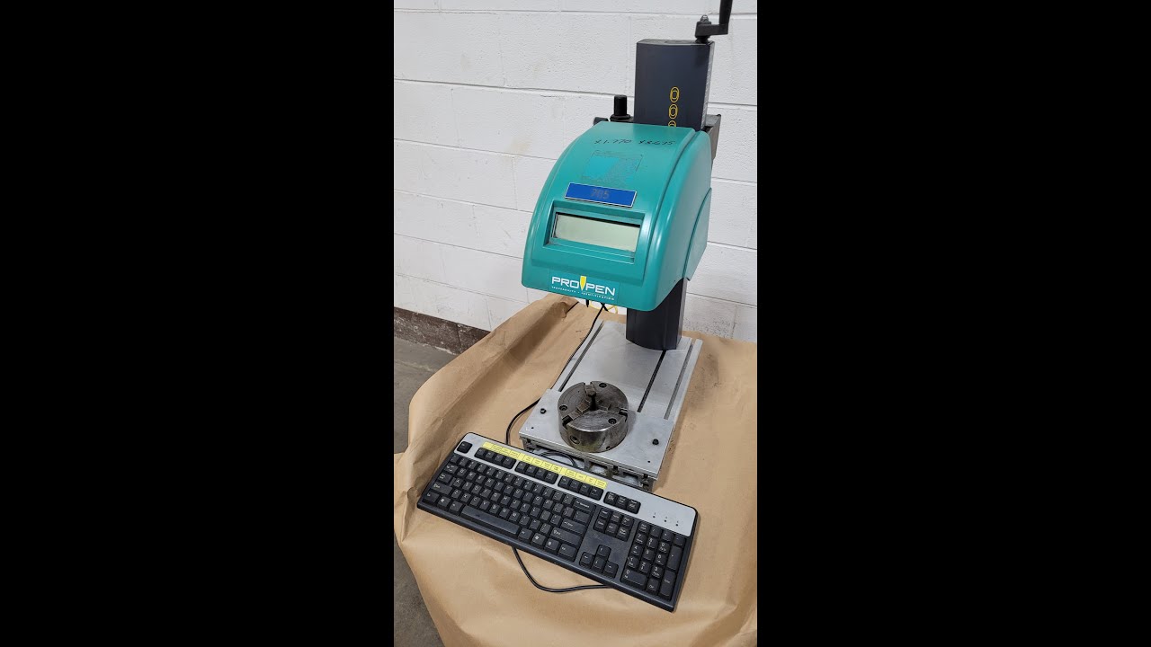 Propen P3000 EM/C Electromagnetic Marking Machine (M2059) - YouTube