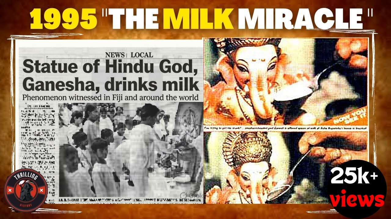 Ganesha Drinking Milk Miracle (1995) | - YouTube