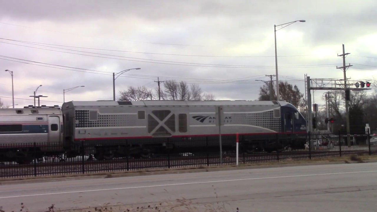 Amtrak 4617 North in Braidwood, IL 11/27/19 - YouTube