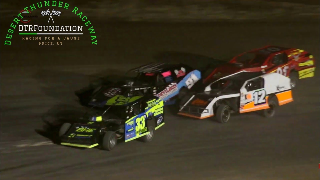 Desert Thunder Raceway IMCA Modified Main Event 4/10/21 - YouTube
