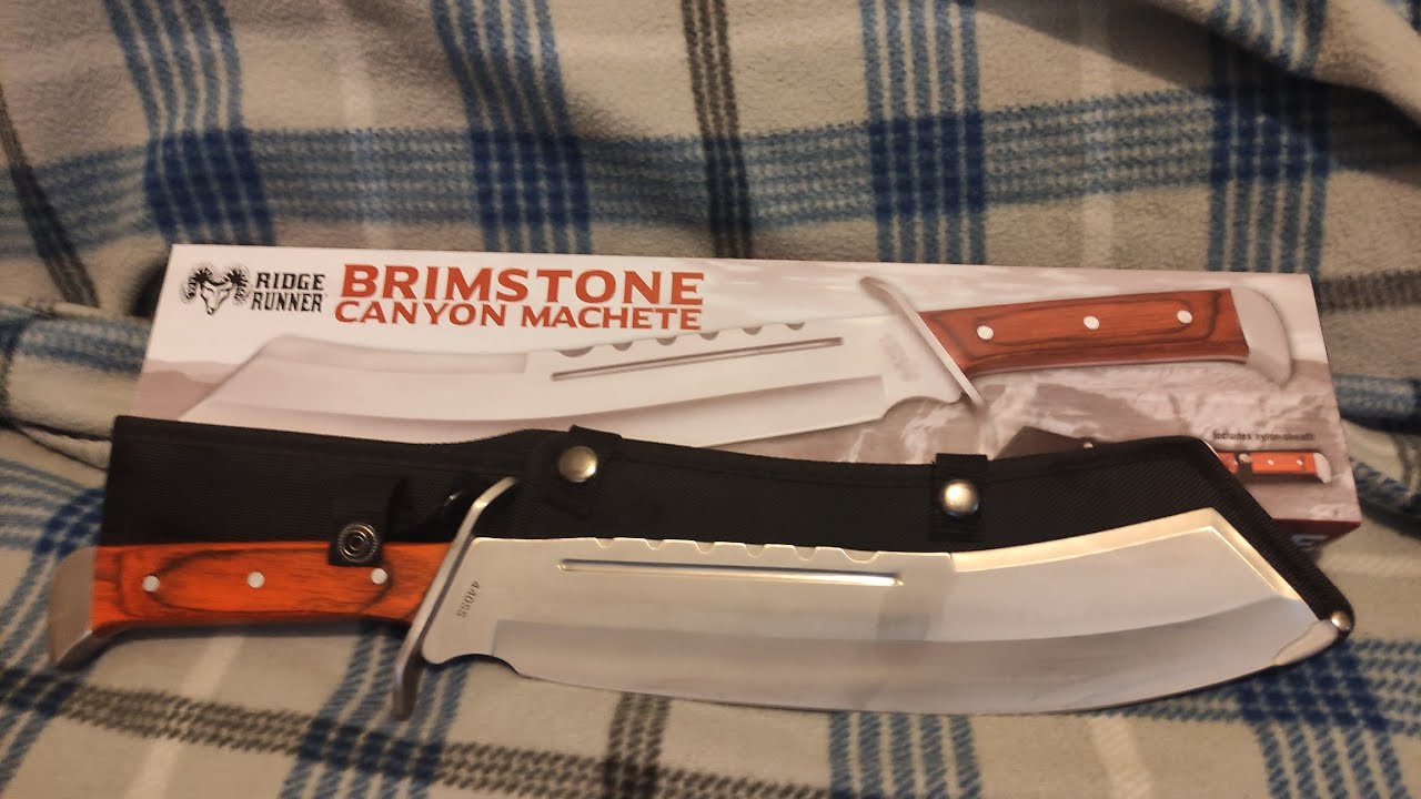 Ridge Runner Brimstone Canyon Machete - YouTube
