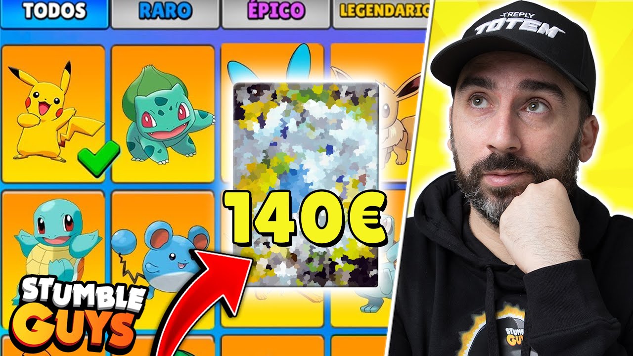 OGNI VITTORIA TROVO NUOVI POKÉMON e... - STUMBLE GUYS - YouTube