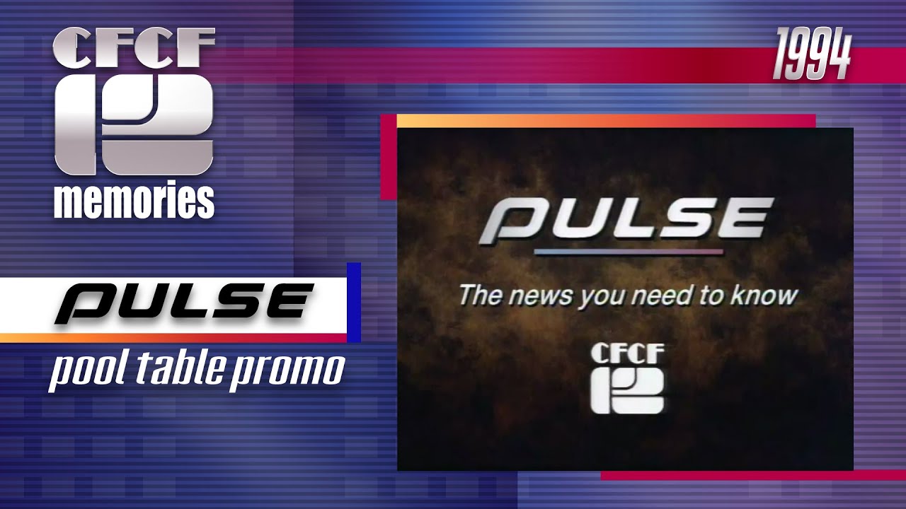1994 - CFCF 12 - Pulse News promo - The news you need to know - YouTube