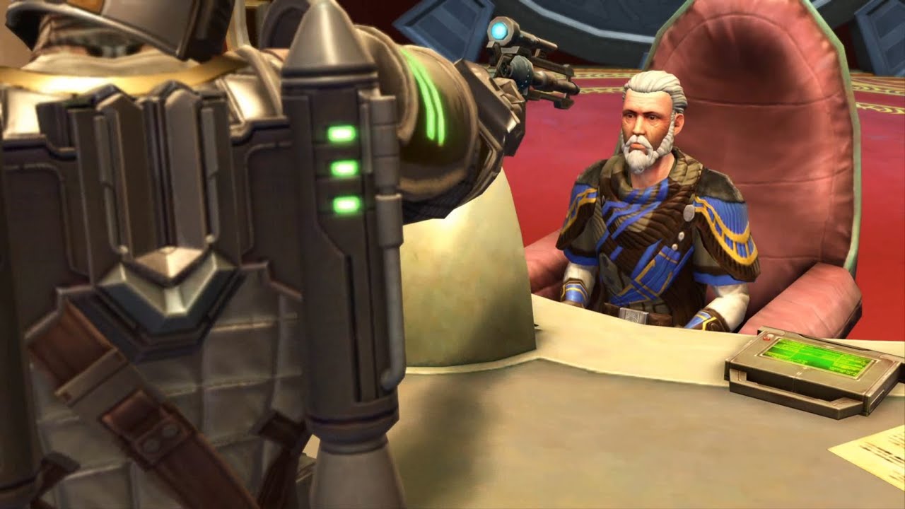 SWTOR - Bounty Hunter Hunting Down the Supreme Chancelor - YouTube