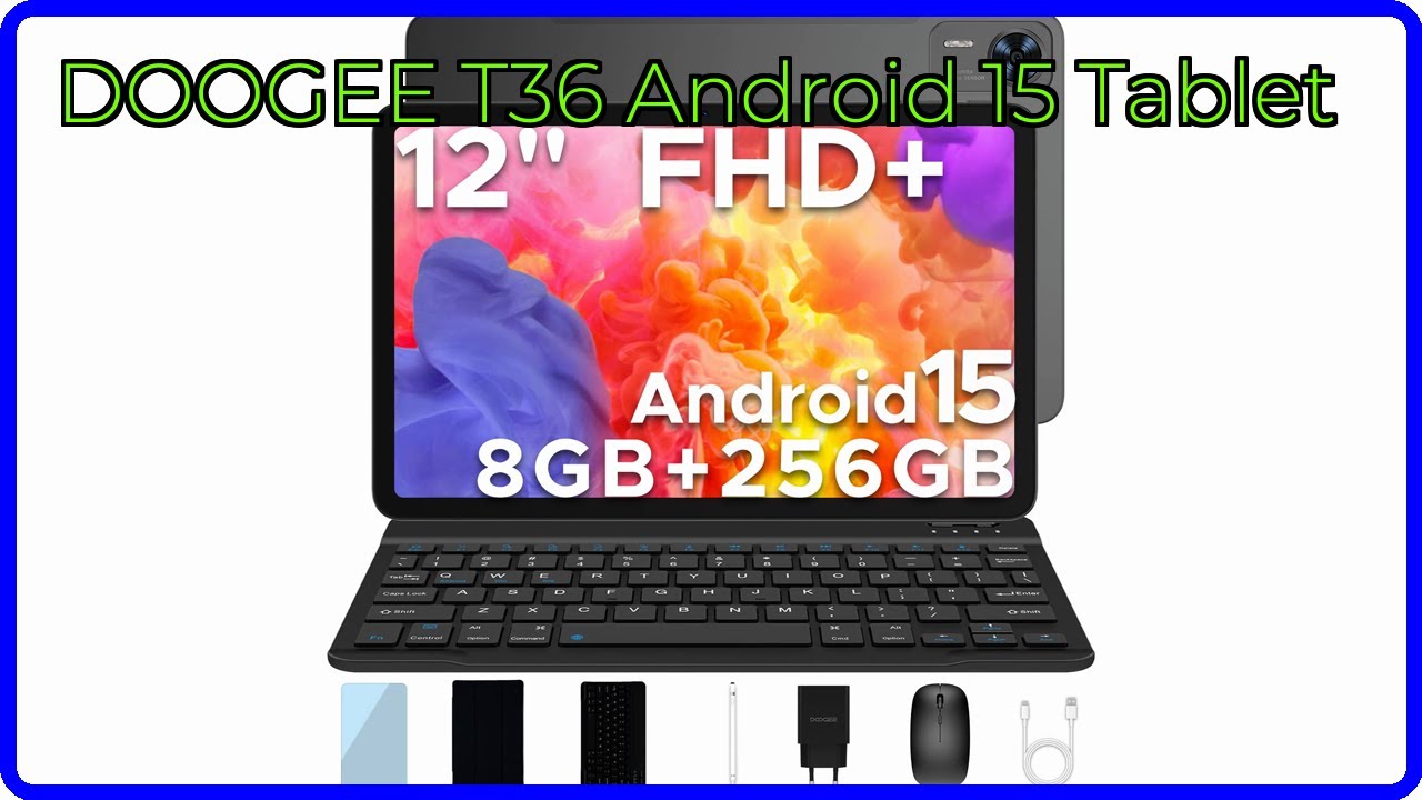BEWERTUNG (2025): DOOGEE T36 Android 15 Tablet. WESENTLICHE Einzelheiten - YouTube