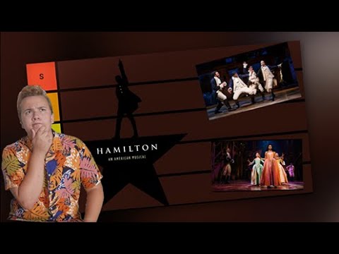 EVERY SONG IN HAMILTON RANKED!! - Tier List - YouTube
