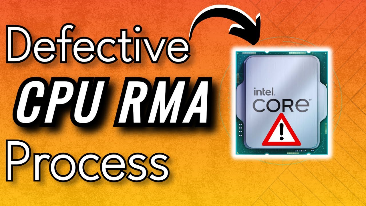 How I Got My Defective Intel CPU Replaced (Full RMA Process) - YouTube