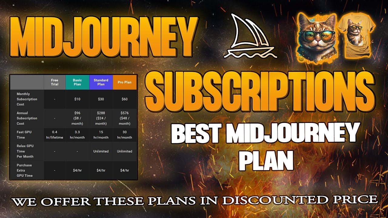 MidJourney Subscriptions Plans | Standard Plan 25$ and Pro Plan 50$ | Discounted Plans | Hindi ...