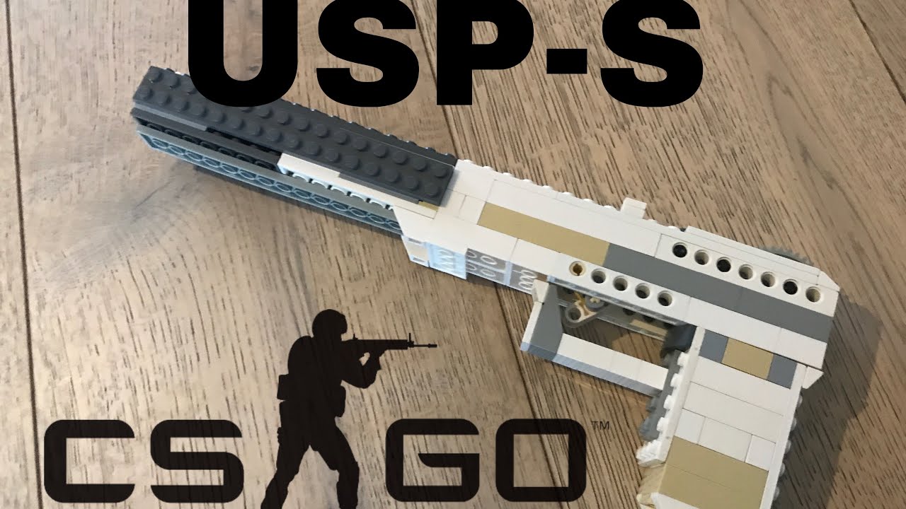 LEGO USP-S (Counter Strike: Global Offensive) [Rubber Band Gun] - YouTube