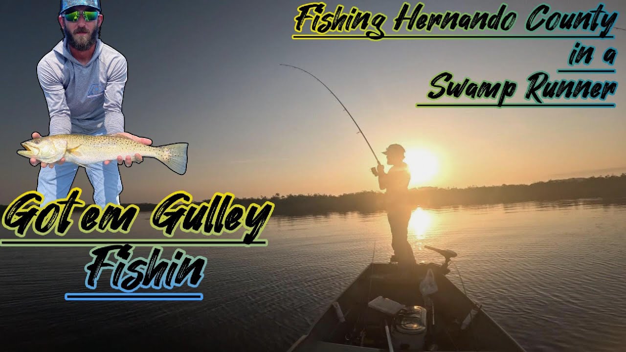 Fishing Hernando County, FL In a Swamp Runner Mud Motor - YouTube