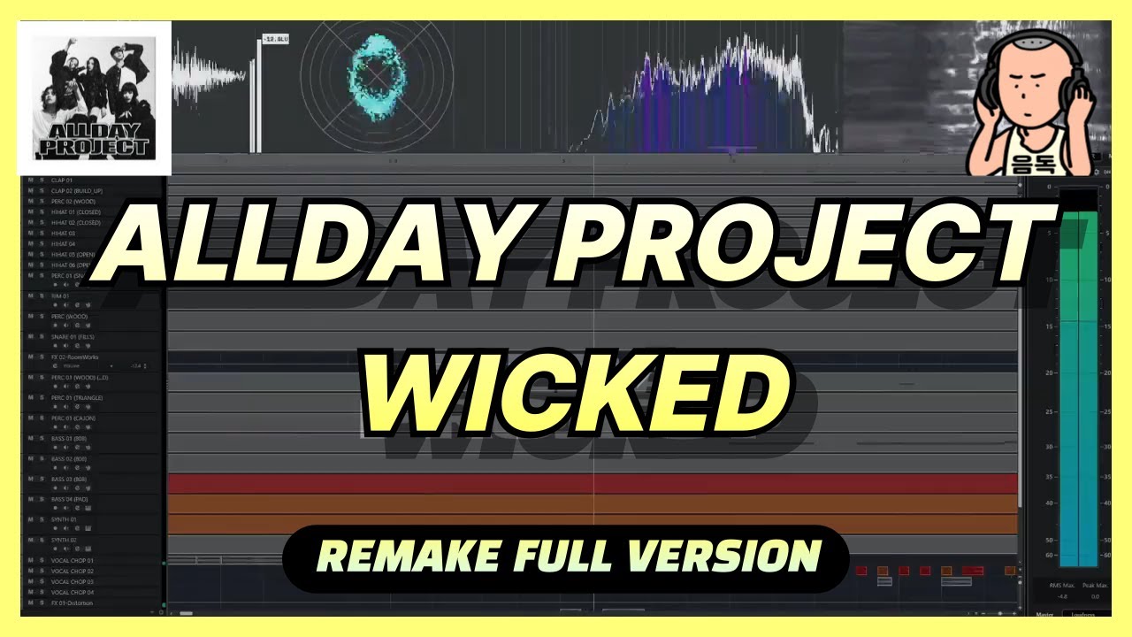 ALLDAY PROJECT - WICKED Instrumental (Remake Full Version) - YouTube