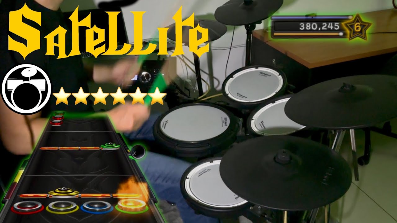 Satellite - Rise Against Expert Drums Clone Hero - YouTube