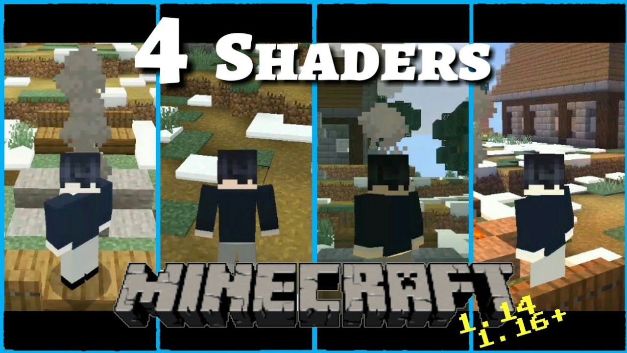 4 Shaders for Minecraft 1.14 & 1.16+ (Mcpack) - YouTube