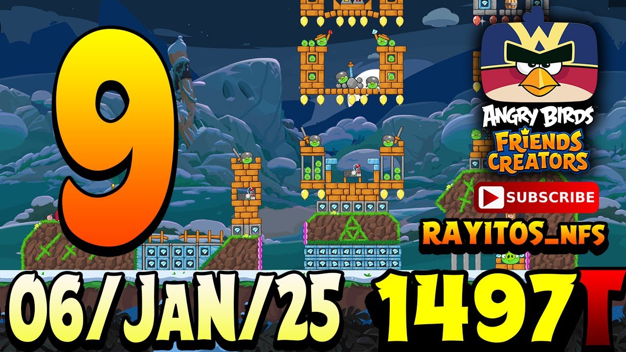 Angry Birds Friends Level 9 Tournament 1497 Highscore POWER-UP ...