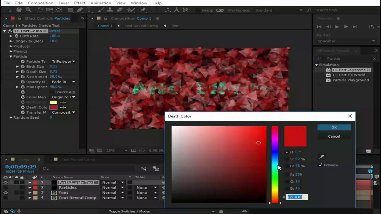 Particles Text Effect | After Effect Tutorial - YouTube