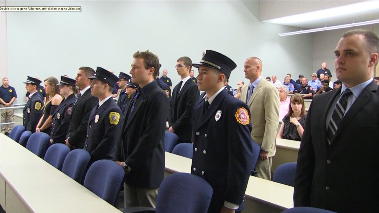 Fire Academy Graduation Summer 2017 - YouTube