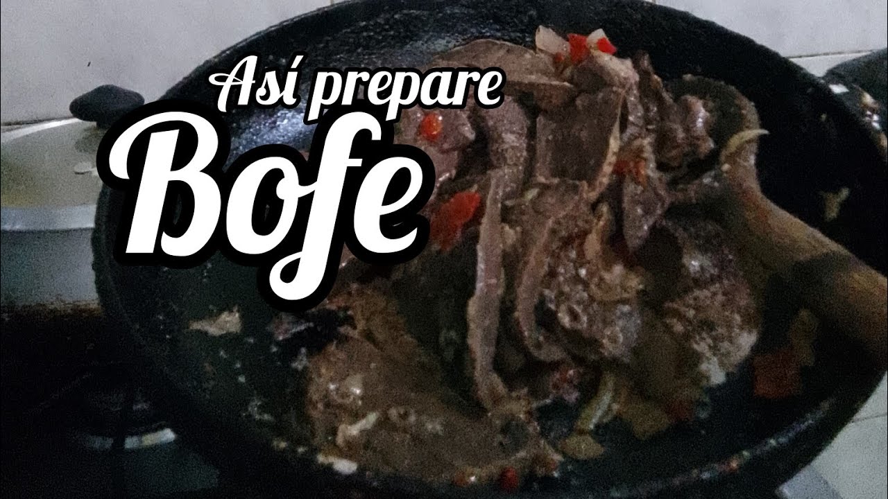 Así prepare bofe - YouTube