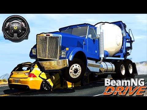 KAZA YAPMAYACAĞIM [Thrustmaster T300RS ile BeamNG]