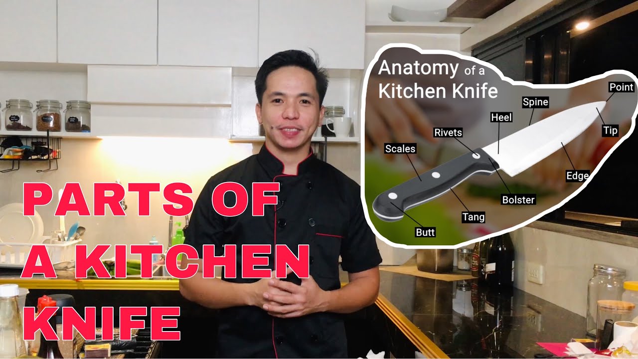 PARTS OF A KITCHEN KNIFE | ANATOMY OF A KITCHEN KNIFE | CULINARY 101 ...