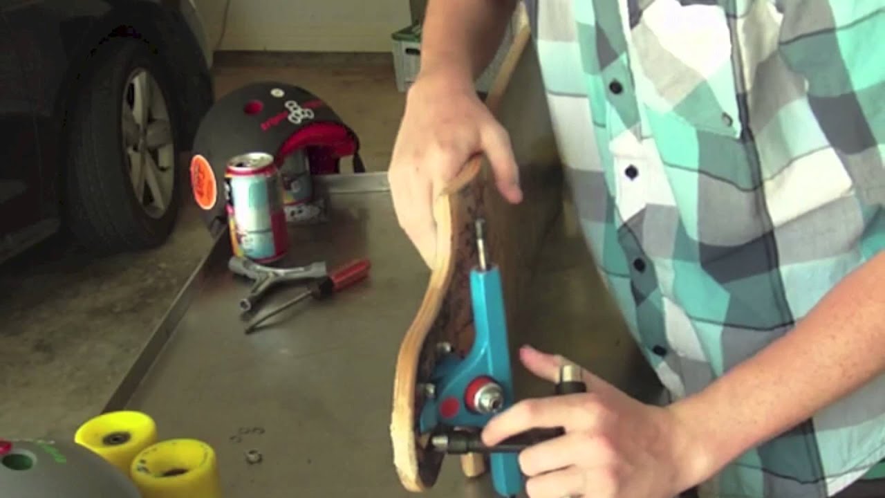 How to: Removing trucks from drop thru deck - YouTube