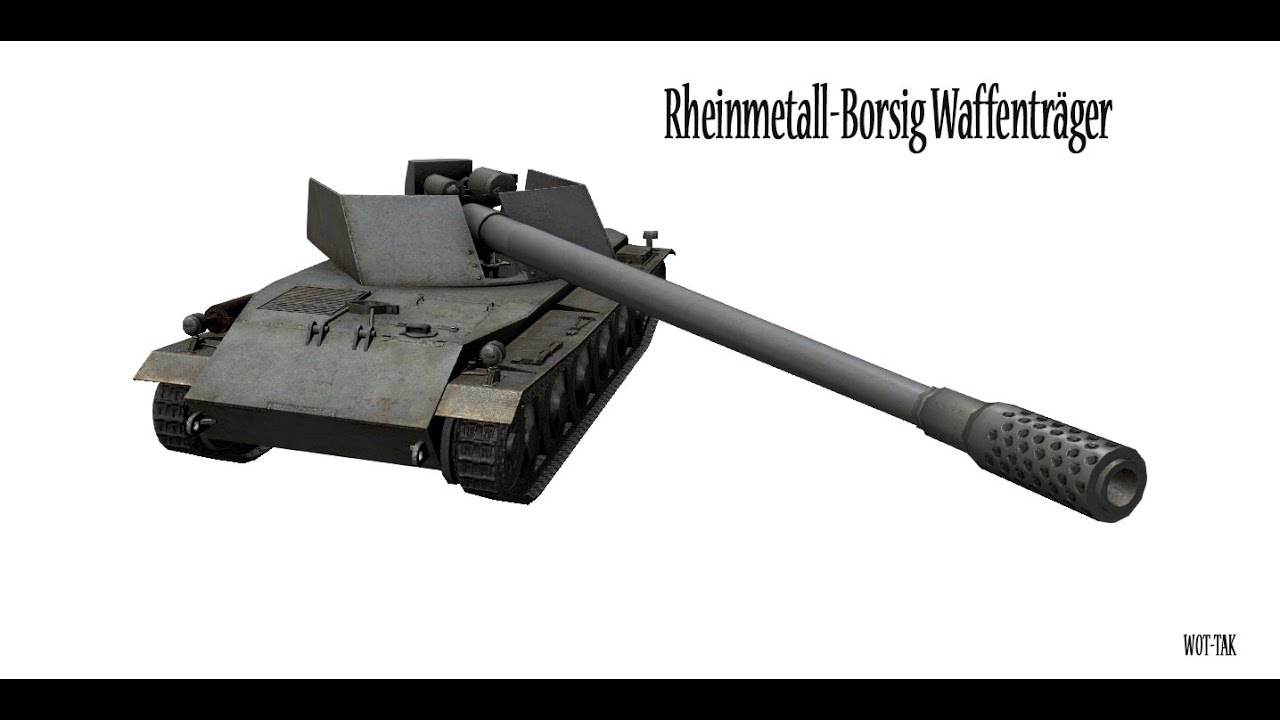 World Of Tanks Rheinmetall-Borsig Waffenträger - YouTube