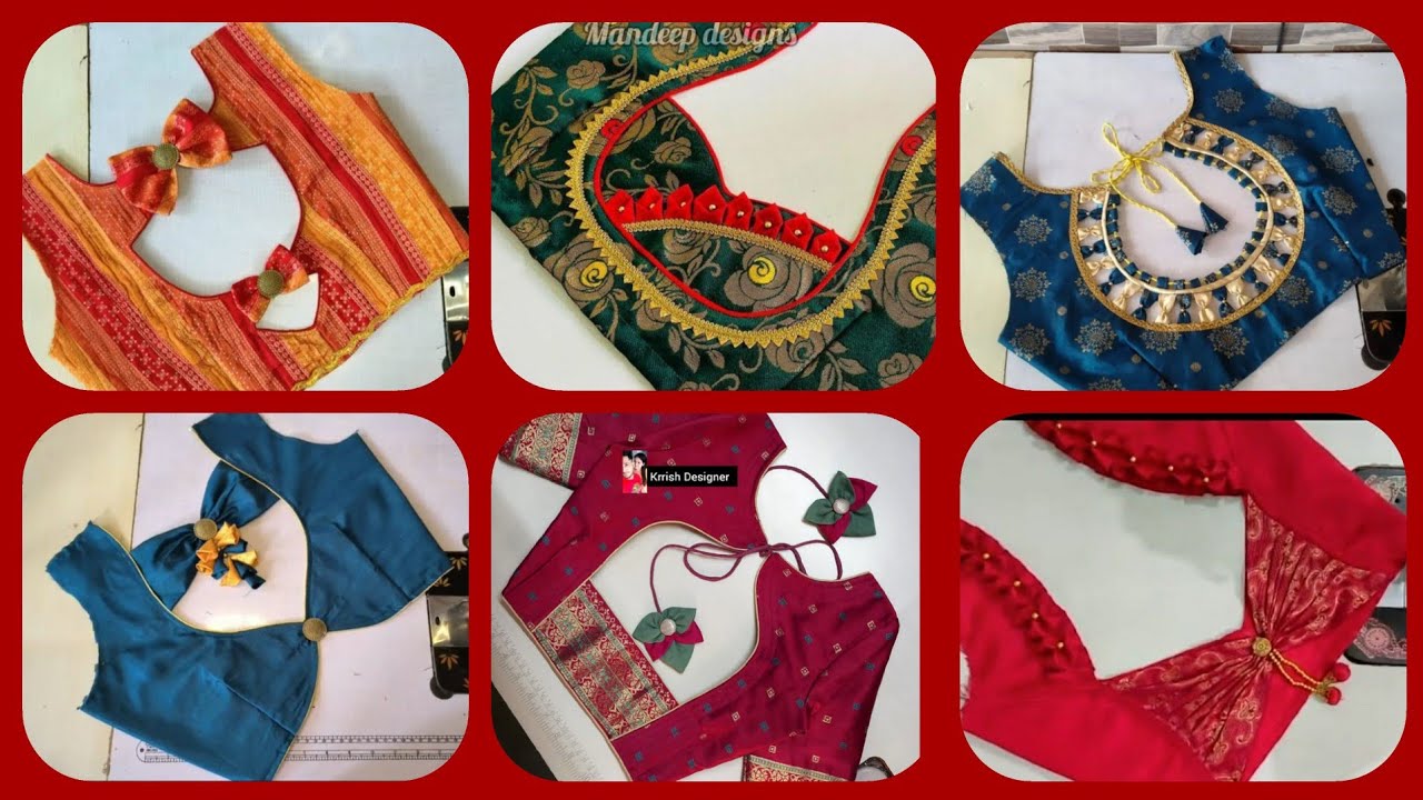 💯💥👉Beautiful Blouse Back Neck Design/Simple Blouse designs/bilauj ki ...