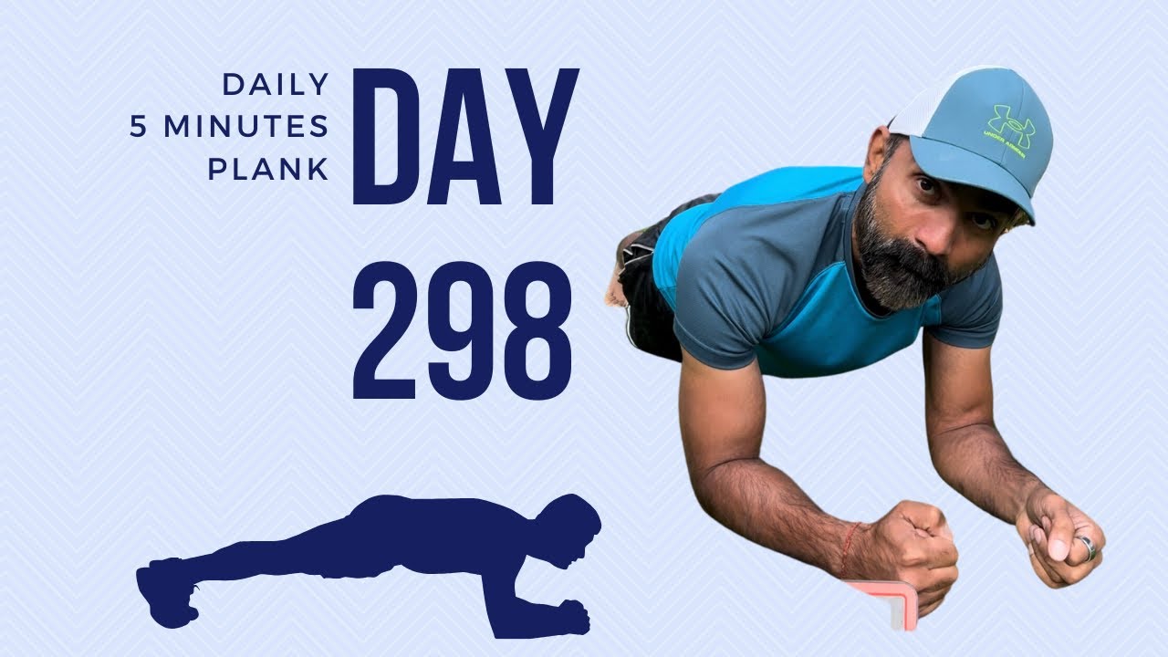 Day 298: Daily 5 minutes plank - YouTube