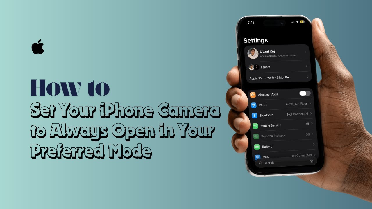 How to Set Your iPhone Camera to Always Open in Your Preferred Mode ...
