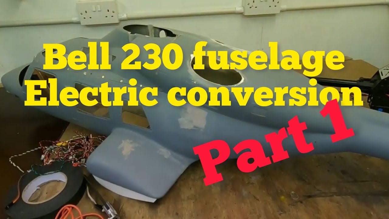 RC Scale Helicopter build/Graupner Heim Bell 230/Trex 700E conversion ...