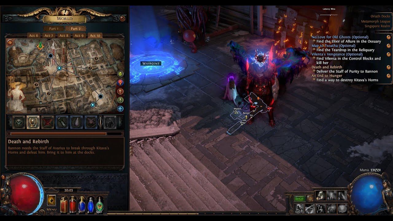 Path of Exile Metamorph - EP 02 Act 10 - YouTube