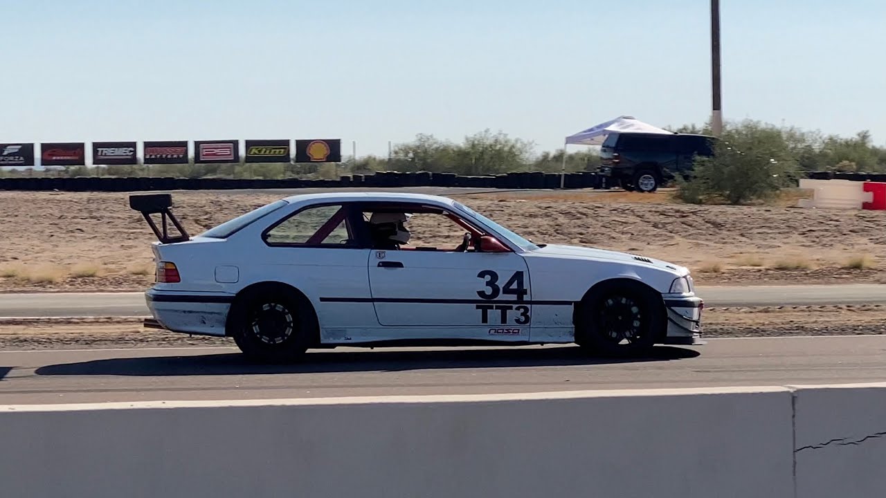 LS3 E36 - 1:05.6 Bondurant W/ Looper (Radford racing school) NASA TT3 ...