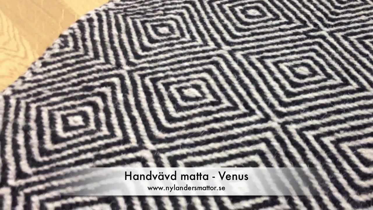 Handvävd matta - Venus - YouTube