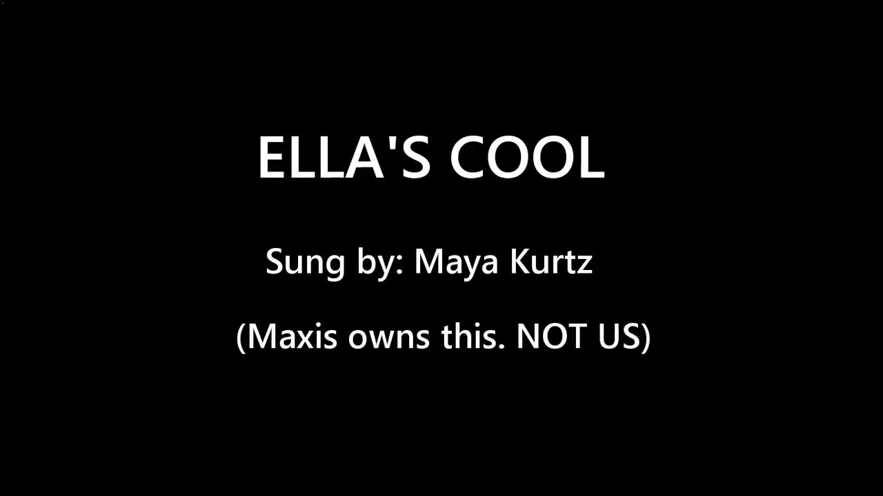 Ella's cool by Maya Kurtz - YouTube