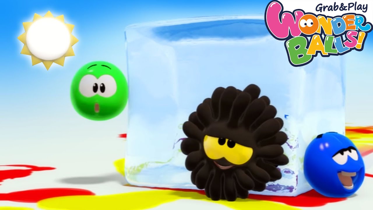 Wonderballs: Ice Painting | Funny Cartoons for Kids | Squishy Balls ...