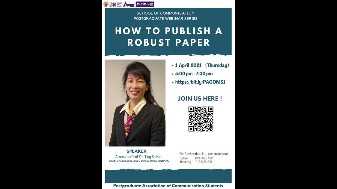 Good Research Knowledge - A Key to Publishing a Robust Paper - YouTube