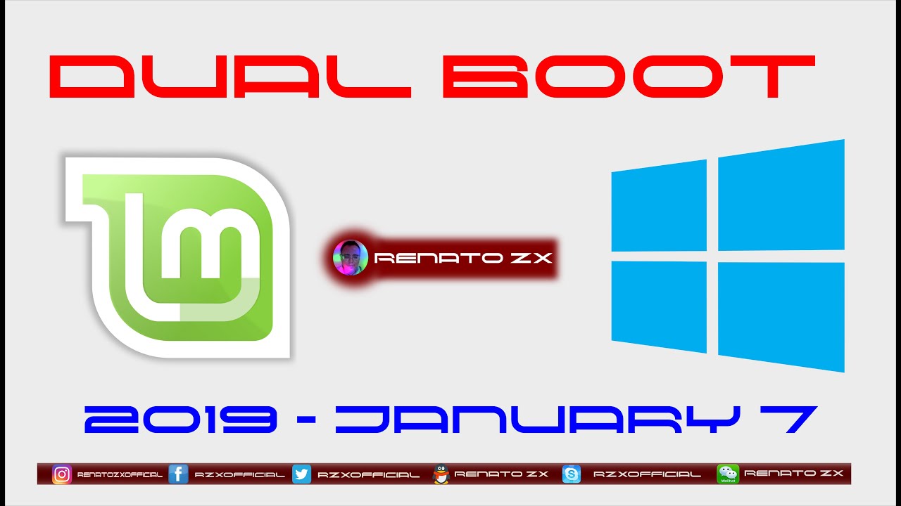 2019 - How to dual boot Linux Mint 19.1 with Windows 10 - Multiboot 2 ...
